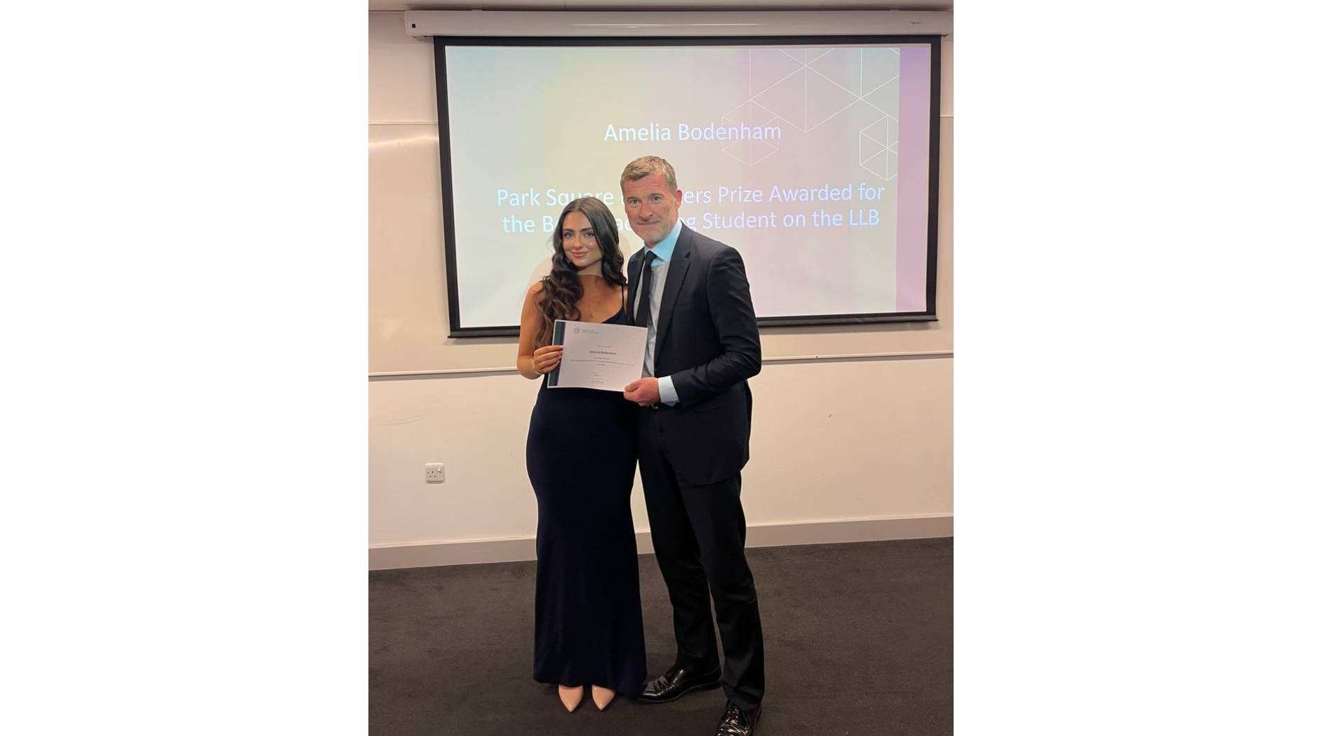 Amelia Bodenham wins PSQB prize for the Best Graduating Student at ...